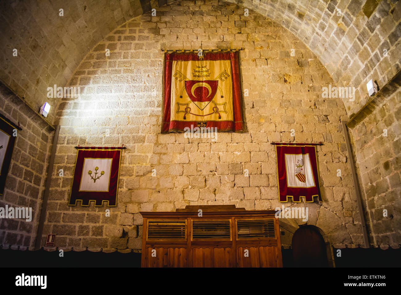 old Spanish fortress castle made of stone Stock Photo - Alamy