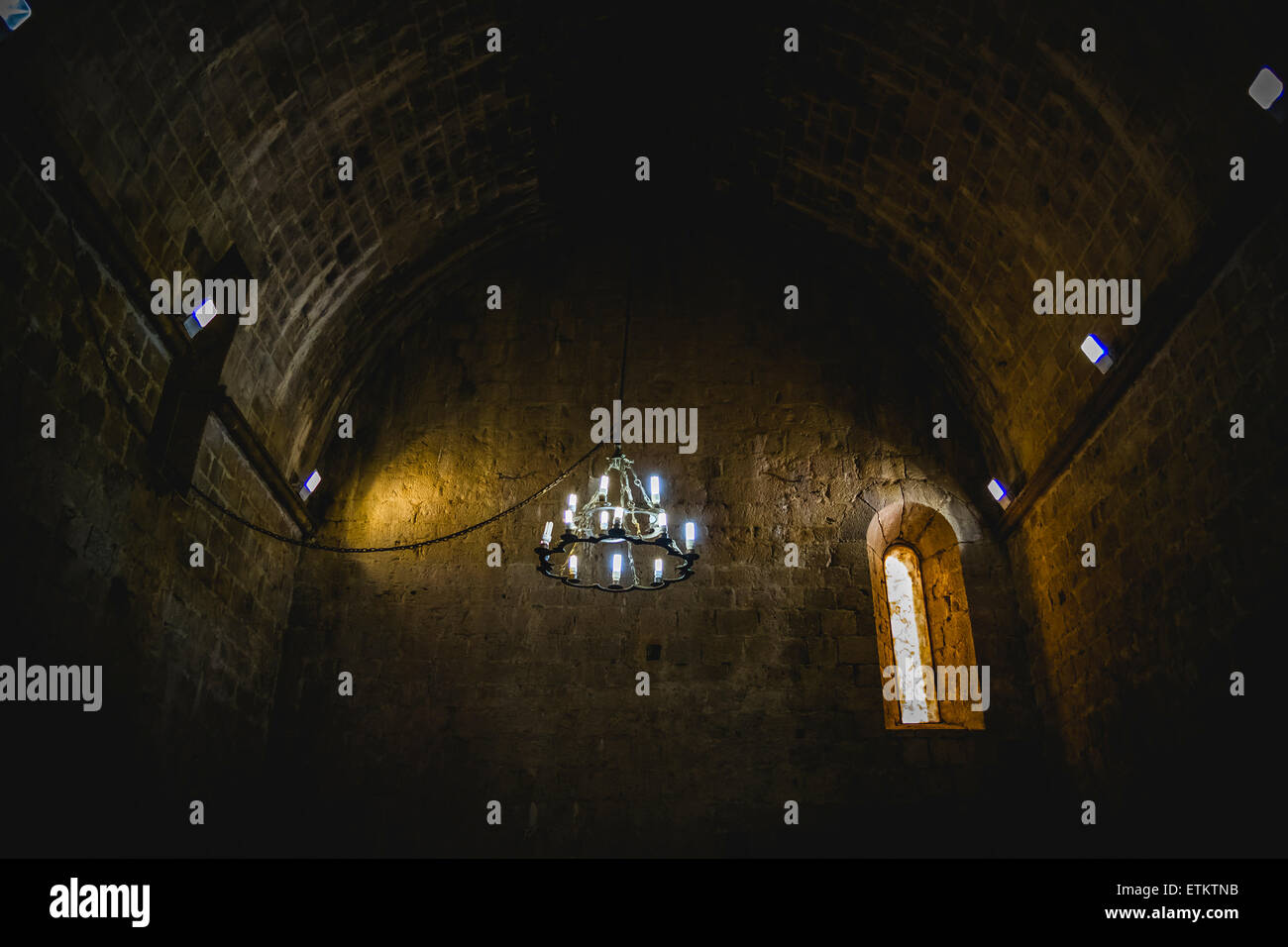 old Spanish fortress castle made of stone Stock Photo - Alamy