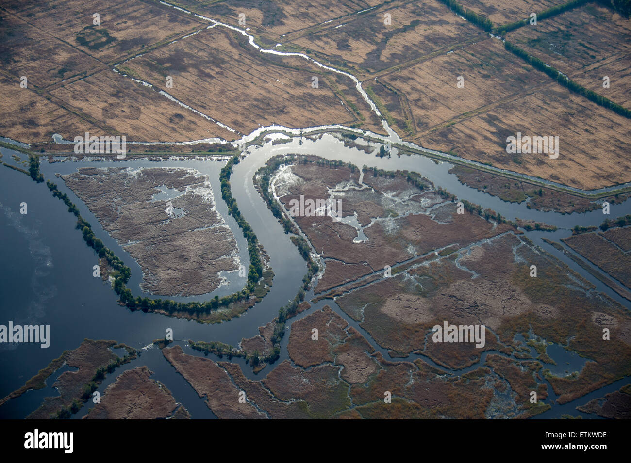Tributary aerial hi-res stock photography and images - Alamy