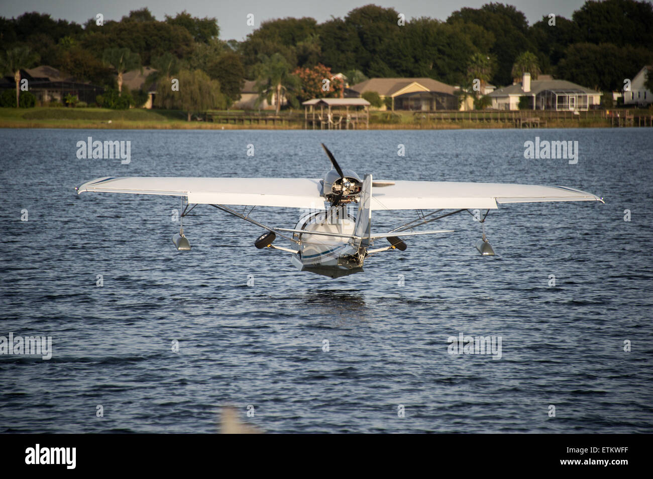 Seaplane landing in water in Southeastern USA Stock Photo - Alamy