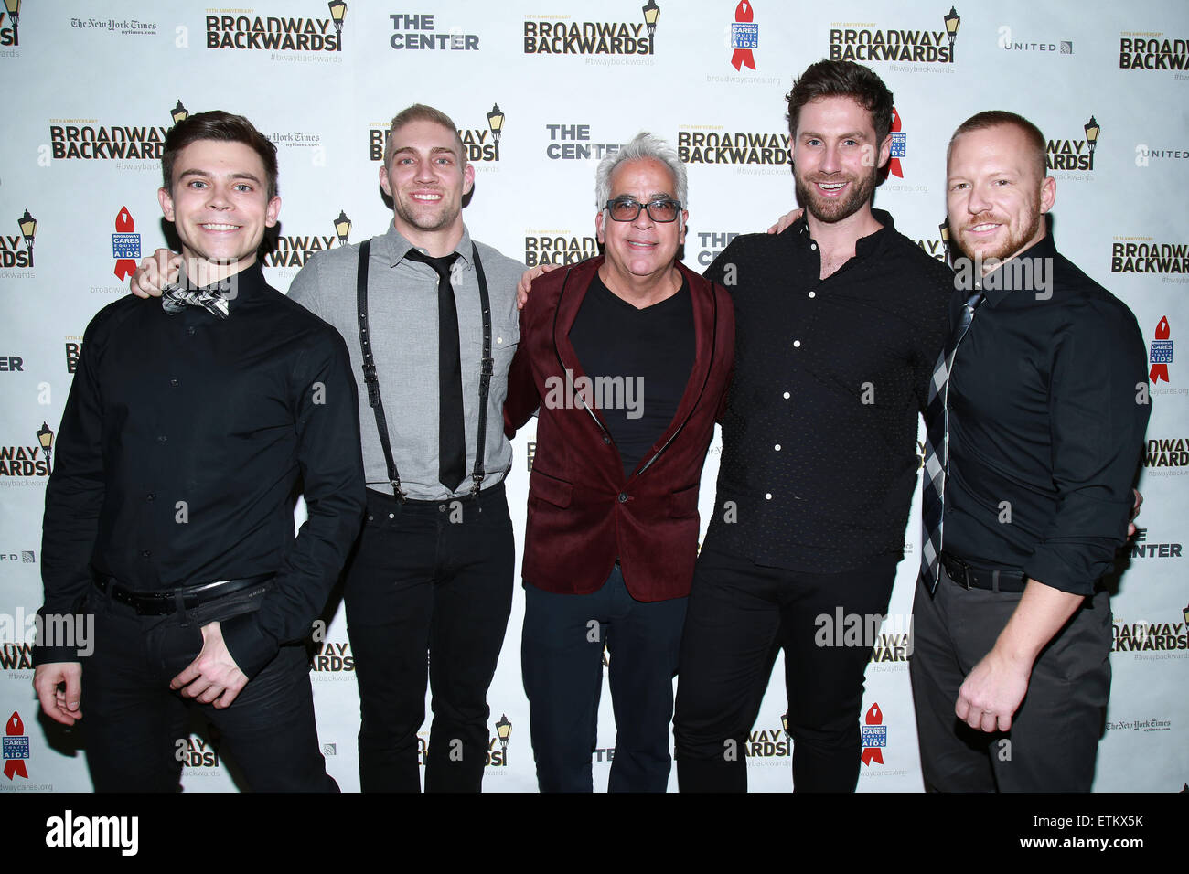 After party for 10th Annual Broadway Backwards held at John's Pizzeria ...