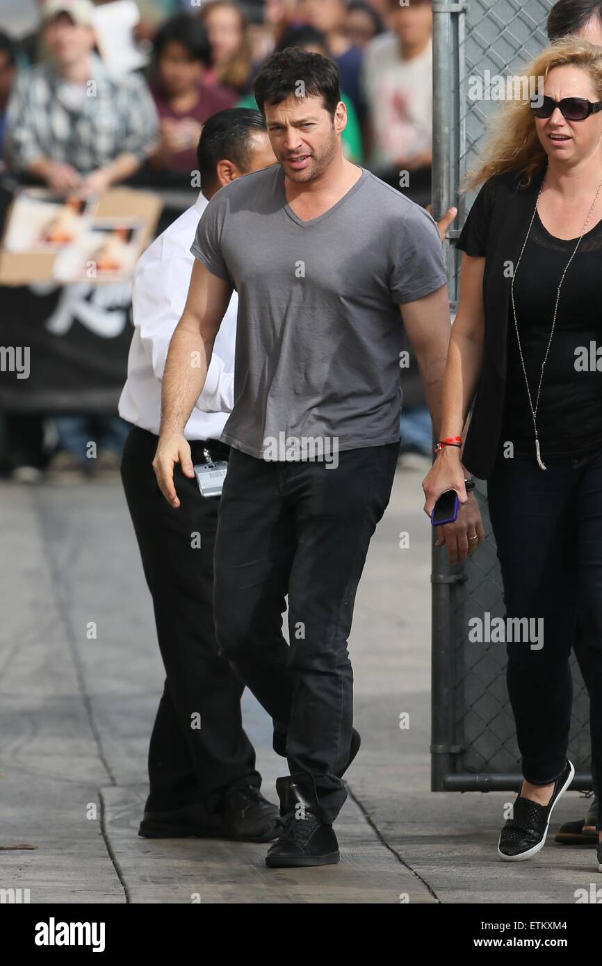 Harry Connick Jr seen giving the thumbs up as he arrives at the ABC ...