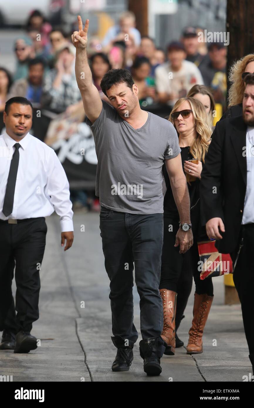 Harry Connick Jr seen giving the thumbs up as he arrives at the ABC ...