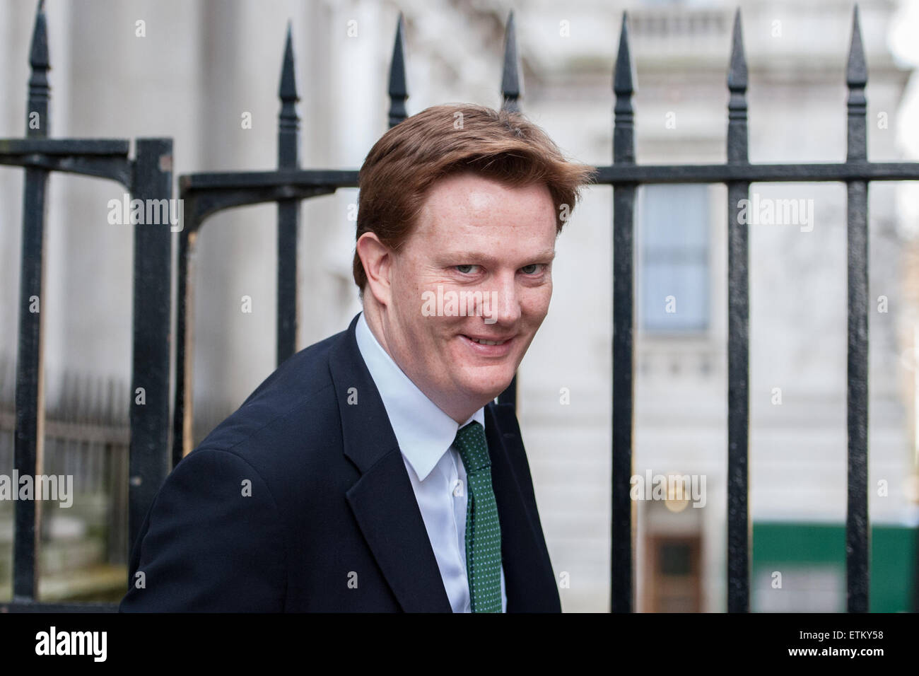 Danny Alexander, Chief Secretary to the Treasury arriving at a Cabinet ...