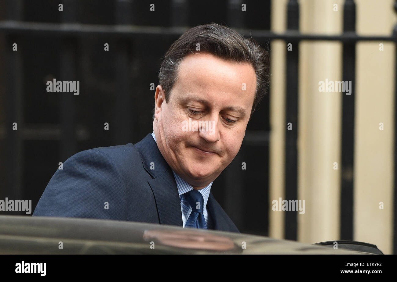 Prime Minister David Cameron leaves 10 Downing Street on his way to the ...