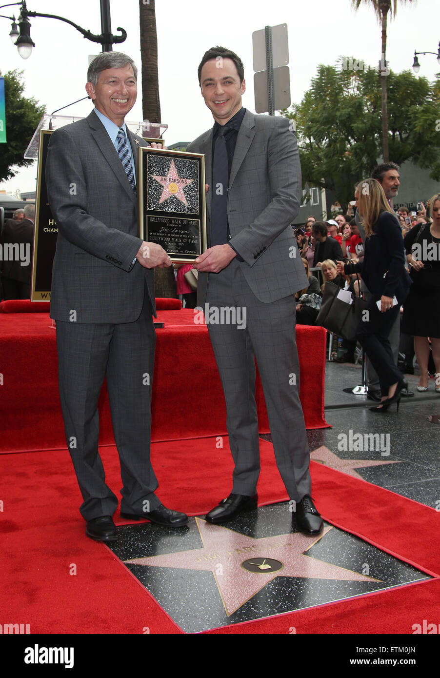 Jim Parsons honored with a star on the Hollywood Walk of Fame Featuring ...