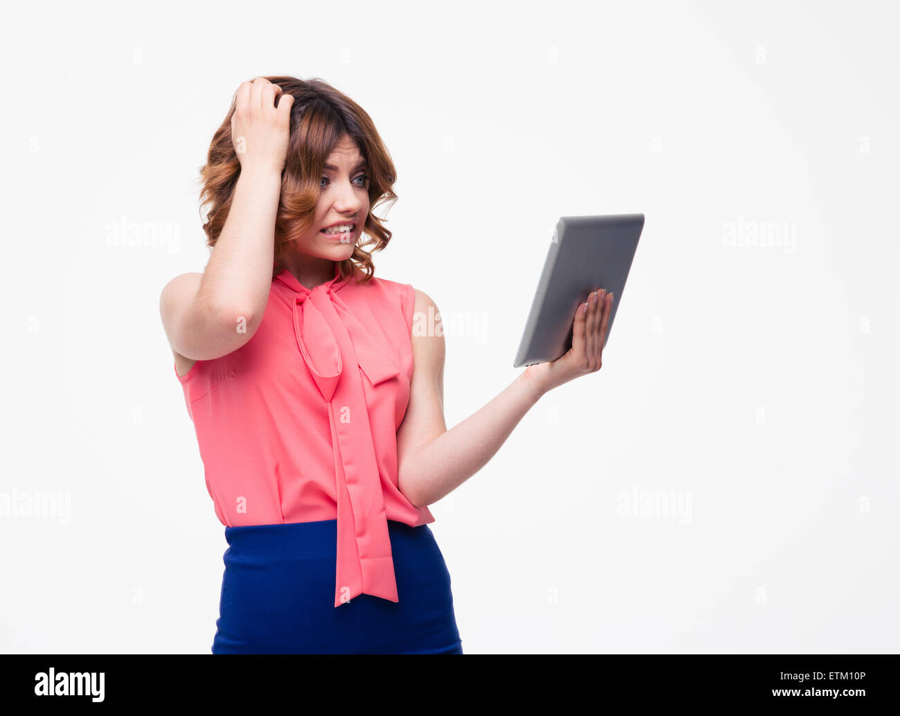 Worried beautiful hi-res stock photography and images - Alamy