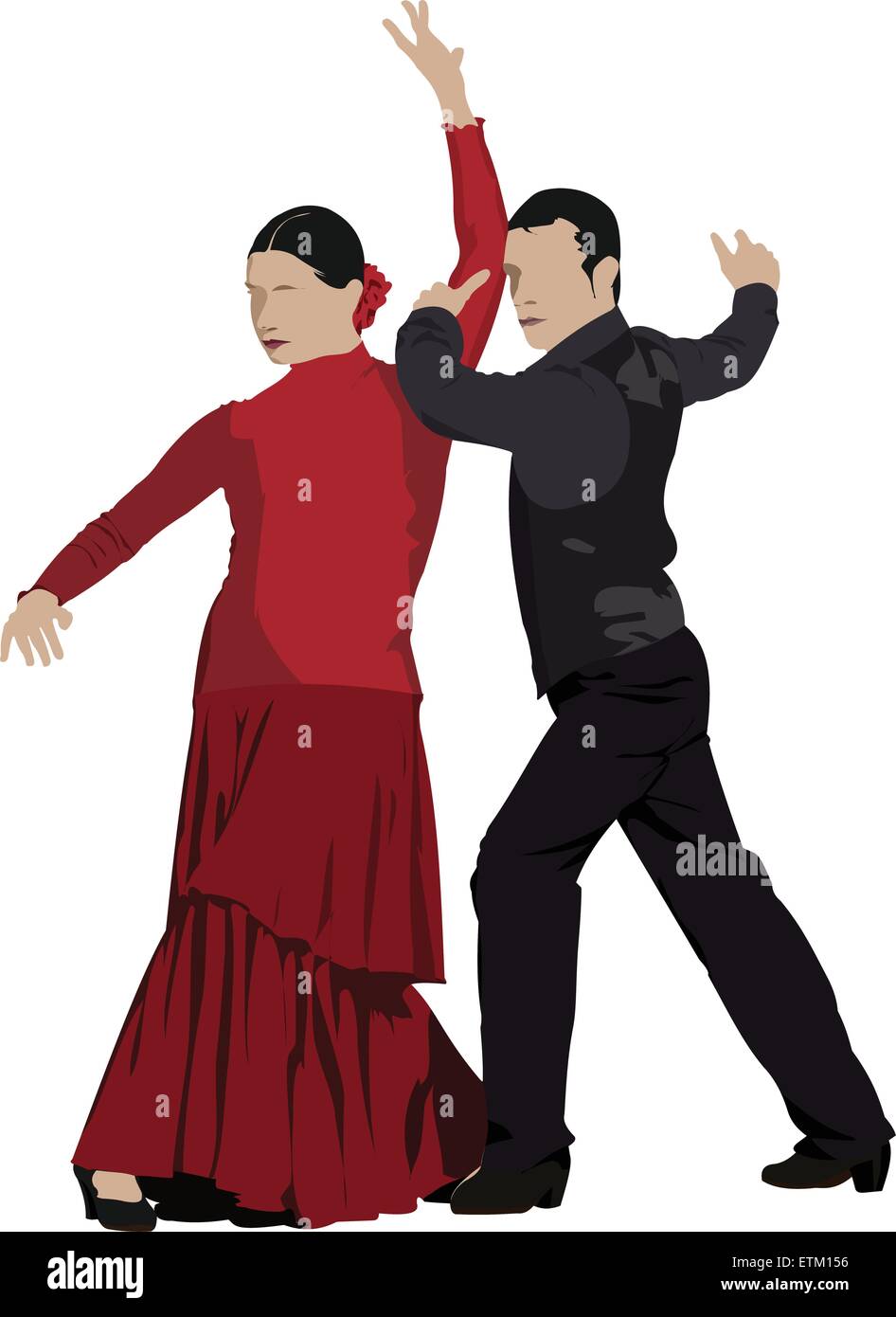 Young Spanish Couple Dancing High Resolution Stock Photography and ...