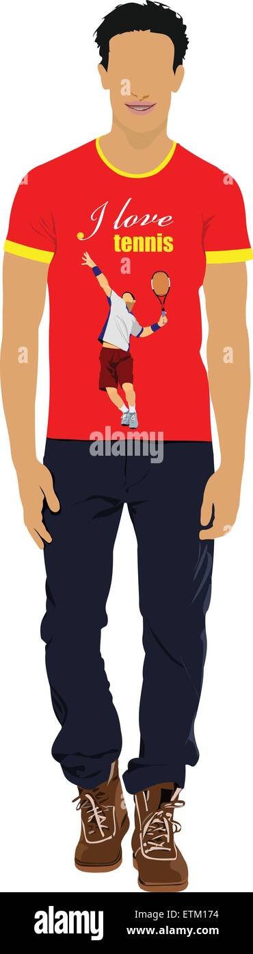Good looking business man Stock Vector Images - Alamy