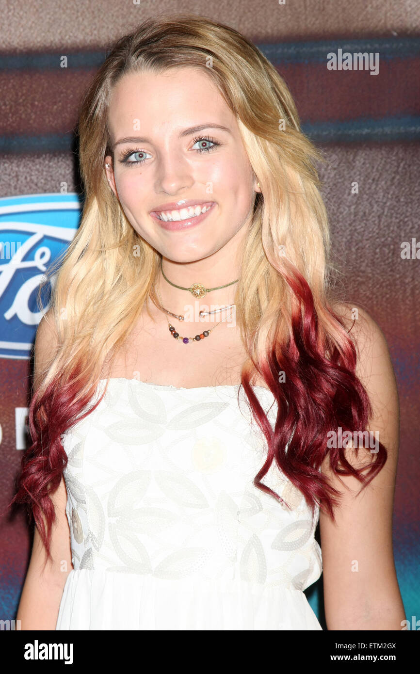 American Idol Season 14 Finalists Party - Arrivals Featuring: Maddie ...