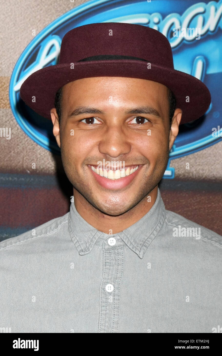 American Idol Season 14 Finalists Party - Arrivals Featuring: Rayvon ...