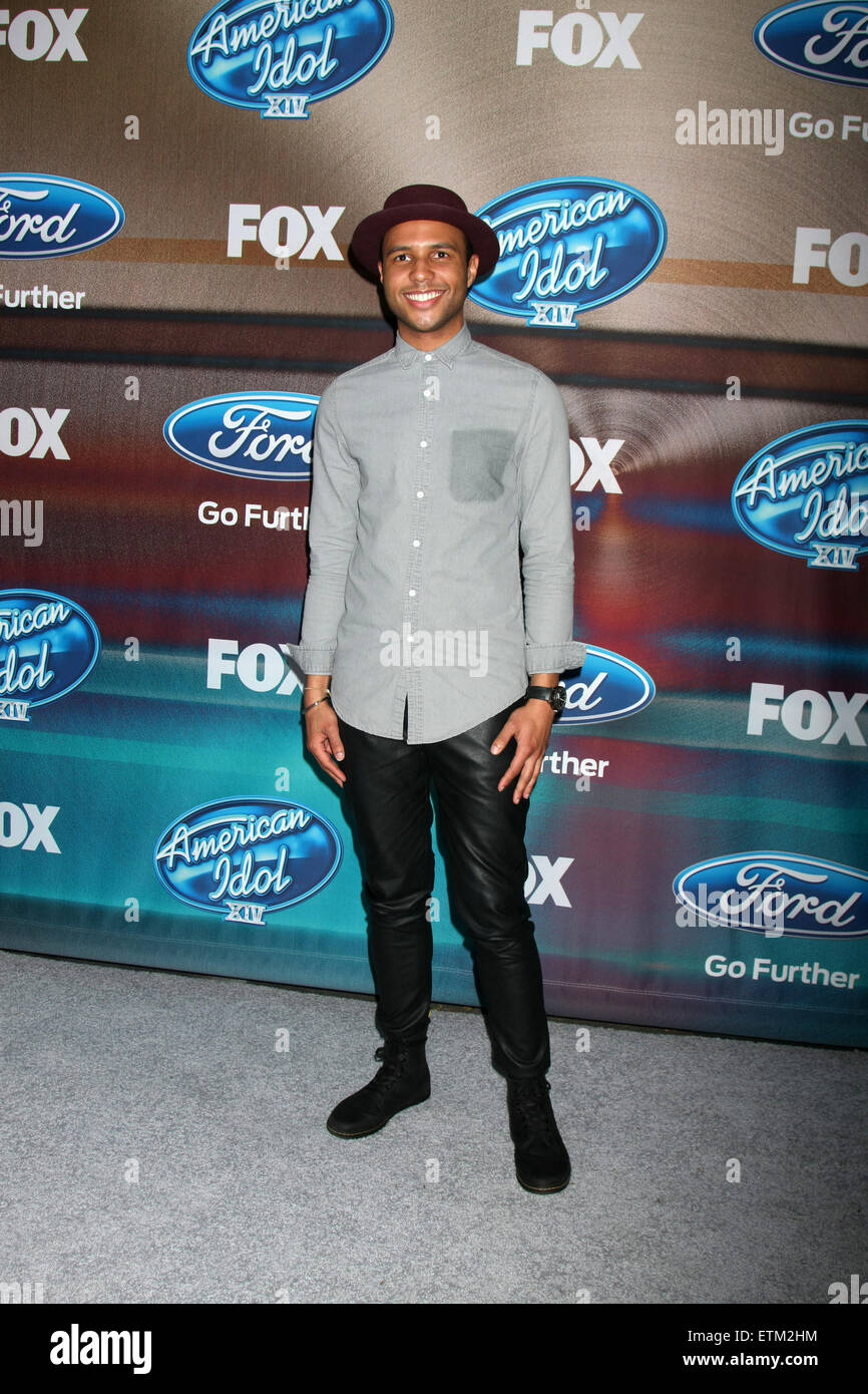 American Idol Season 14 Finalists Party - Arrivals Featuring: Rayvon ...