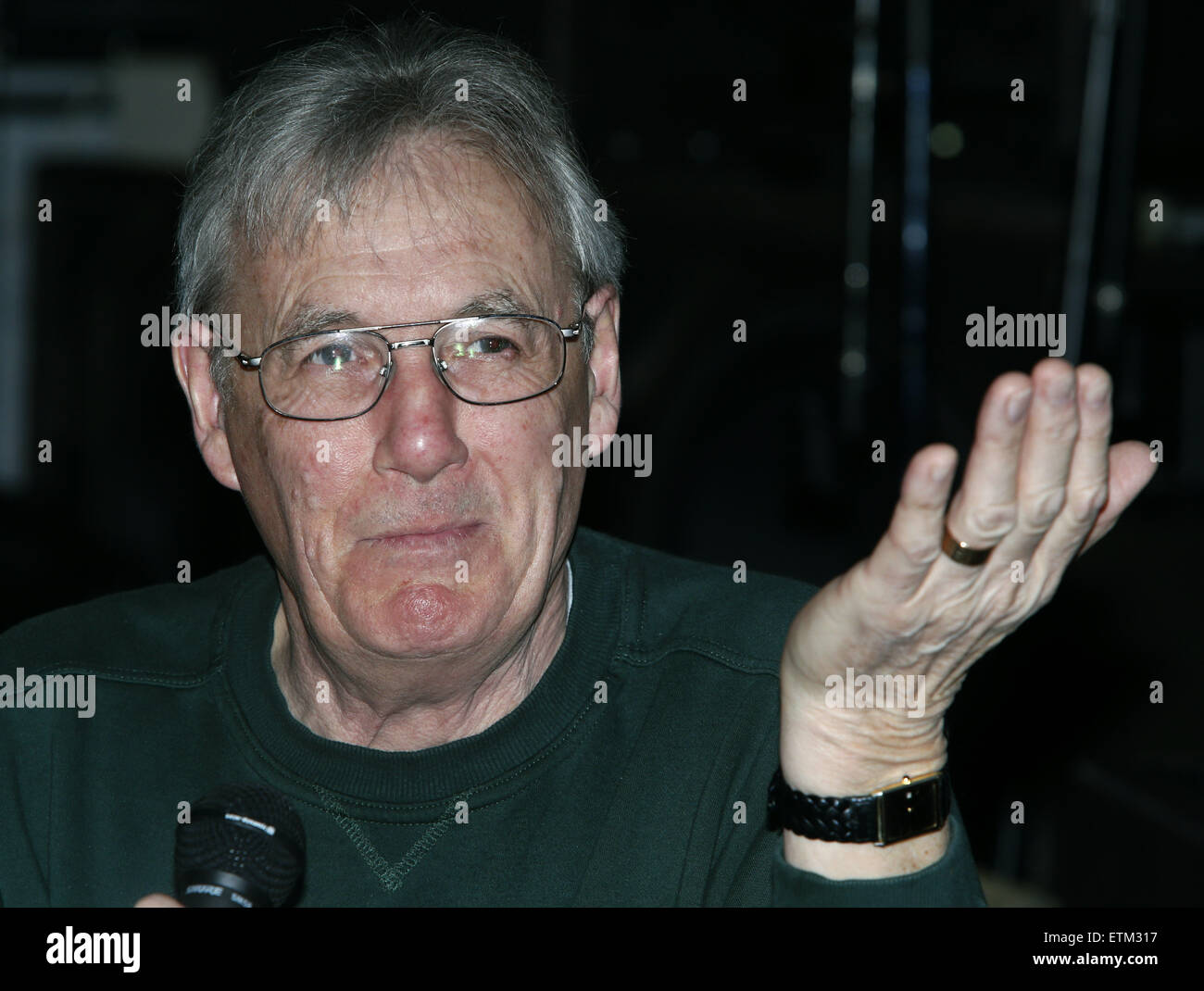 Nick Simper of Deep Purple attends a press conference at Igor Sandler ...