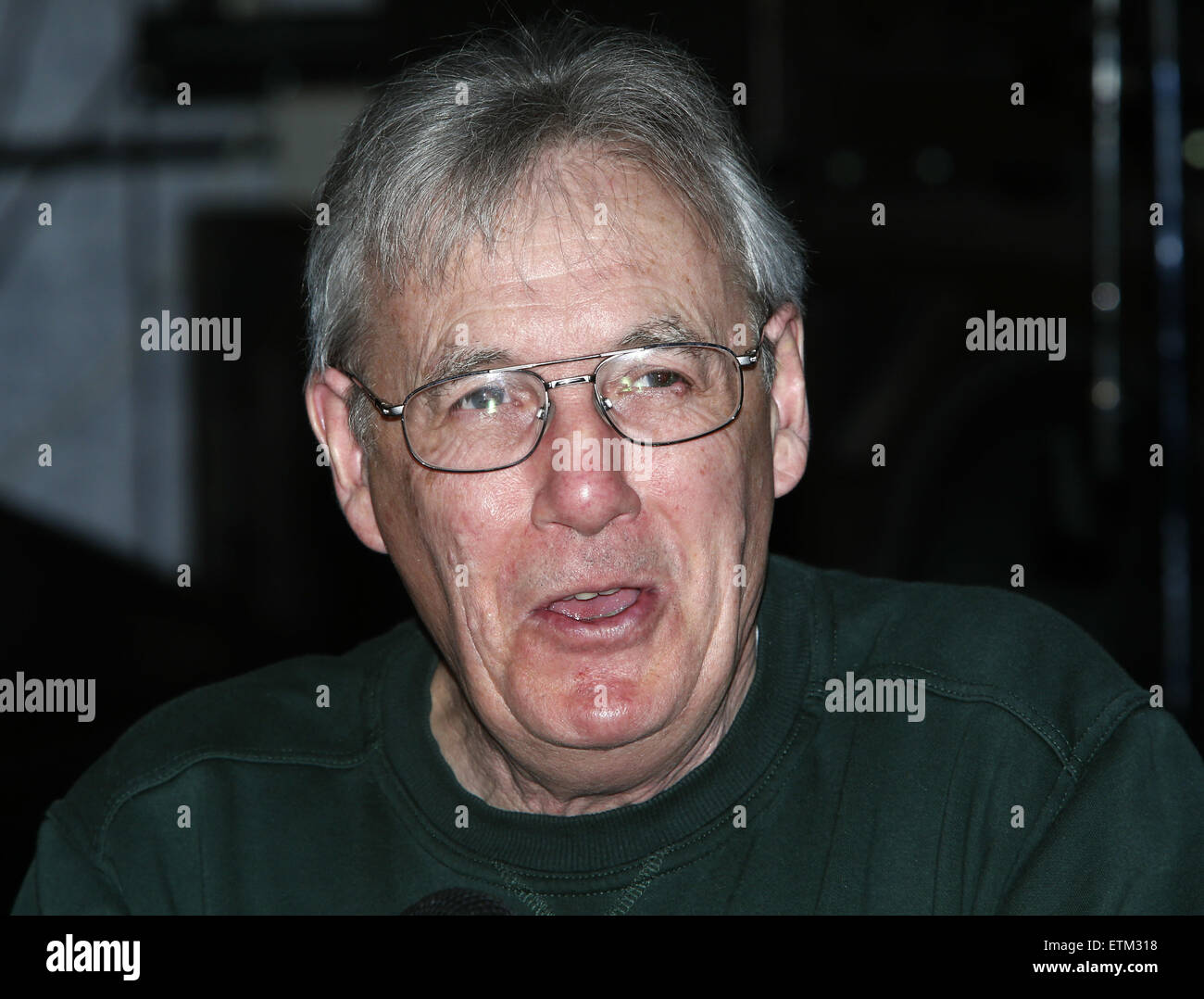 Nick Simper of Deep Purple attends a press conference at Igor Sandler ...