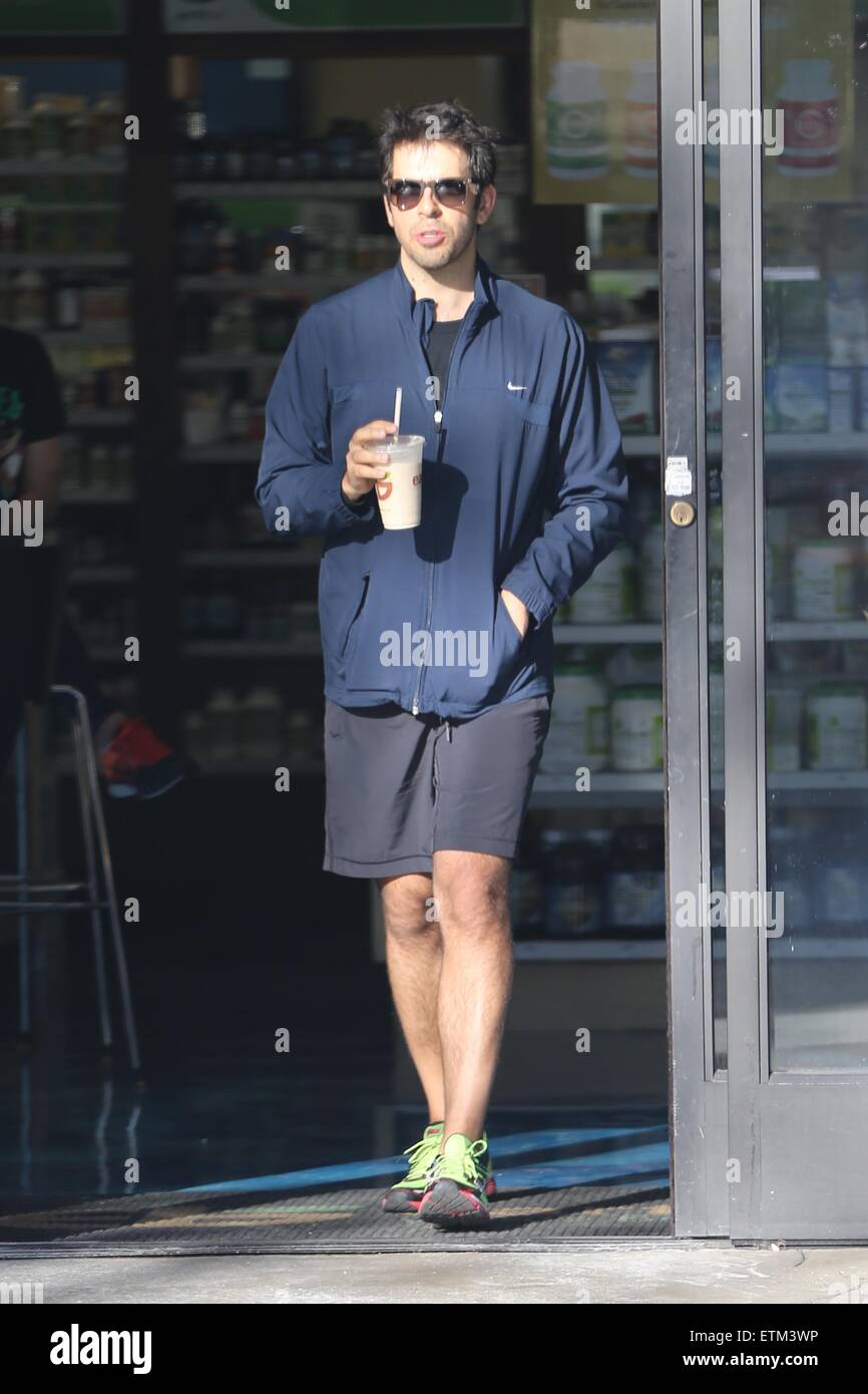 Eli Roth and Lorenza Izzo go for a health shake in West Hollywood ...
