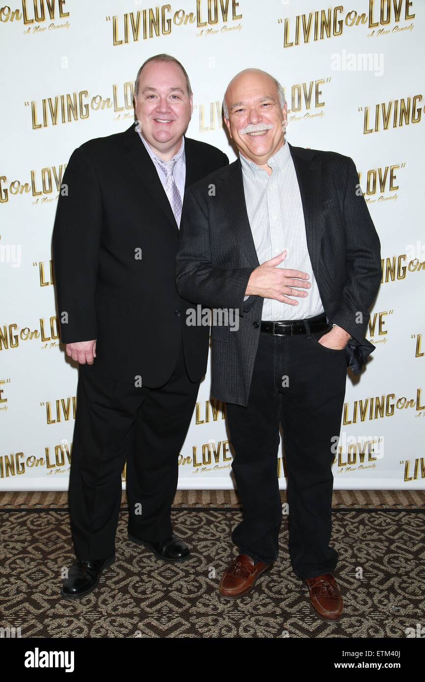 Press junket for Broadway play Living On Love held at the Empire Hotel ...