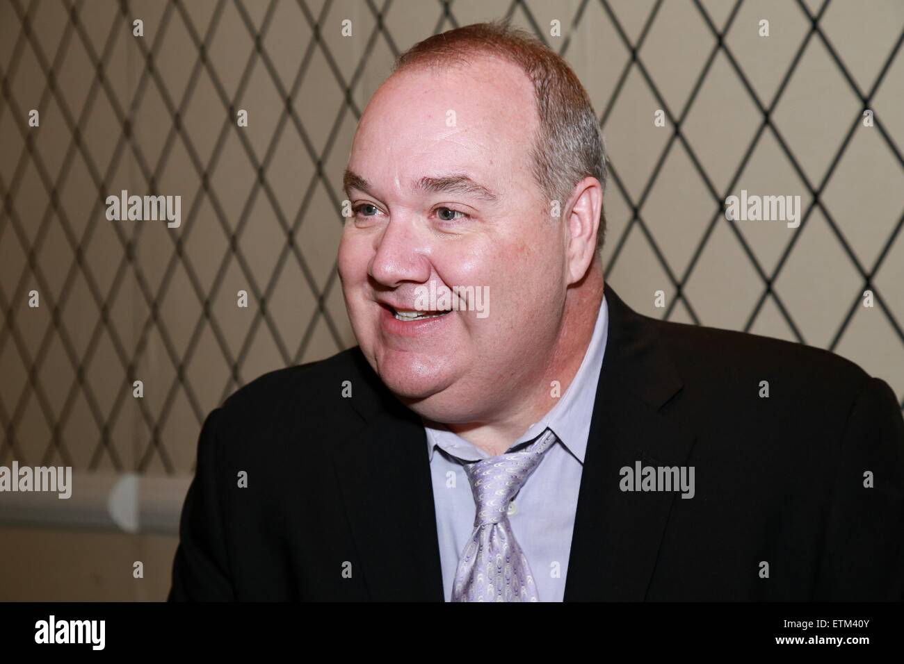 Press junket for Broadway play Living On Love held at the Empire Hotel ...