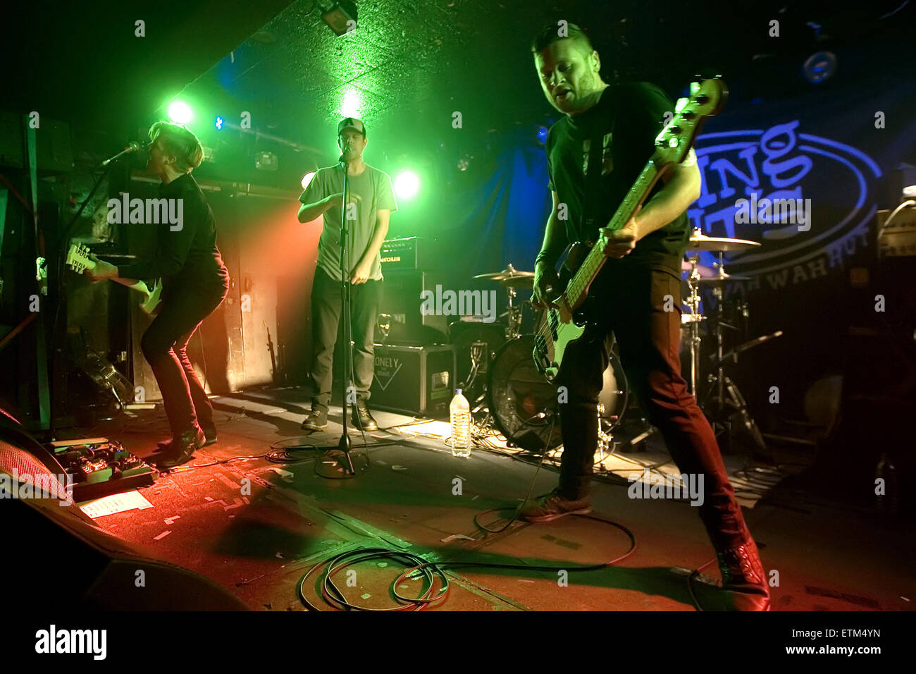 Lonely The Brave performing live on stage at King Tuts Wah Wah Hut ...