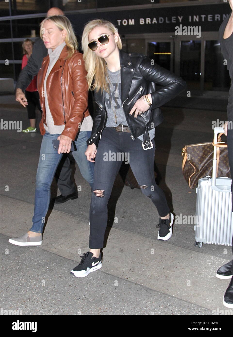 Chloe grace moretz mother teri hi-res stock photography and images - Alamy
