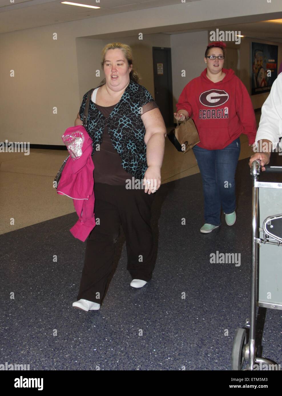 'Honey Boo Boo's' Mama June arrives at Los Angeles International ...