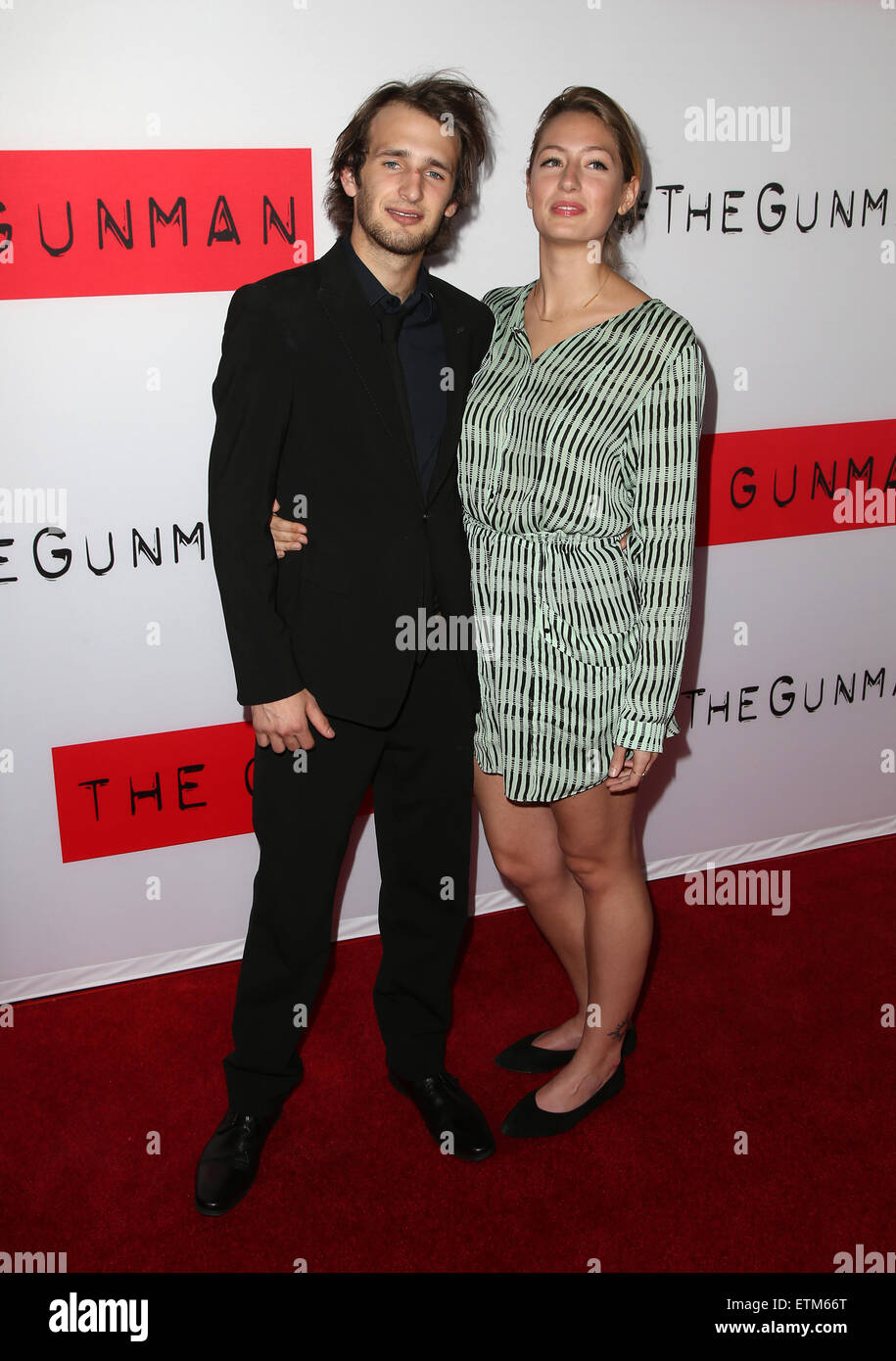 Premiere Of Open Road Films' "The Gunman" Featuring: Hopper Penn, Uma ...
