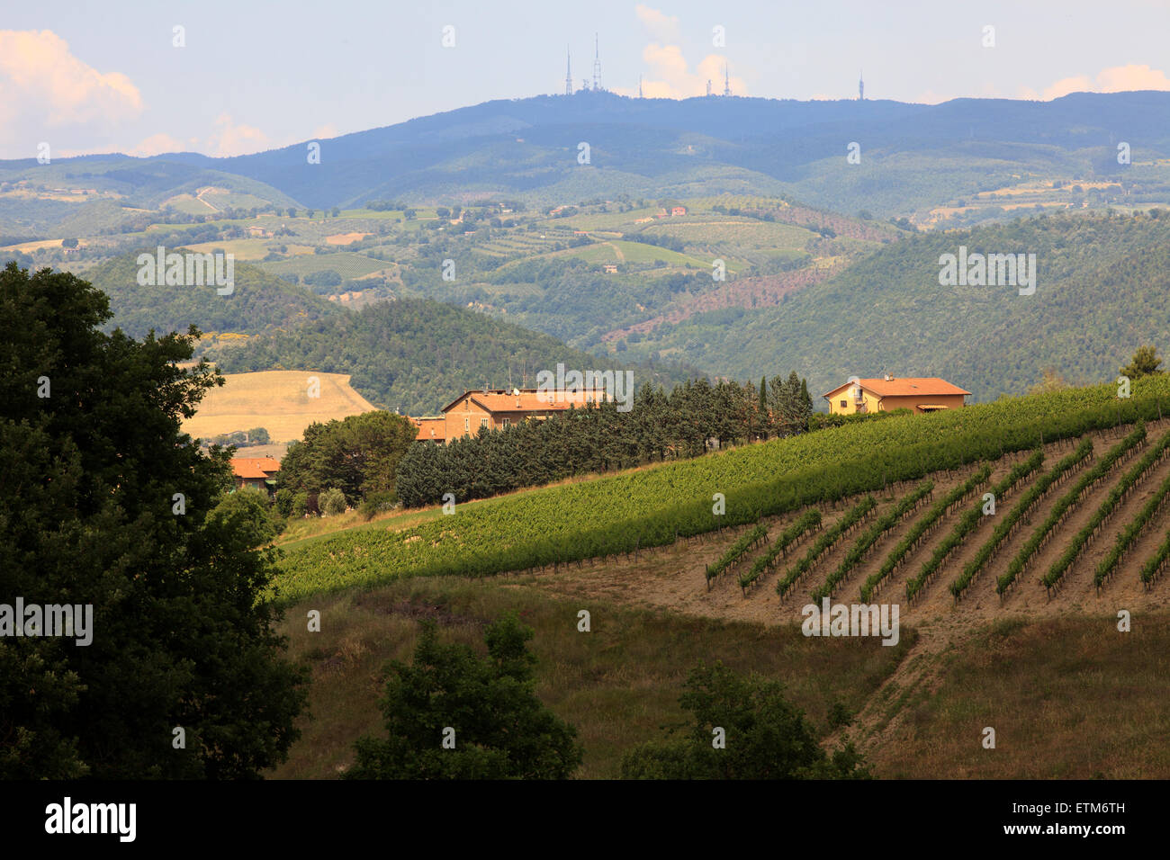 Umbria landscape, Umbria, Italy Stock Photo - Alamy