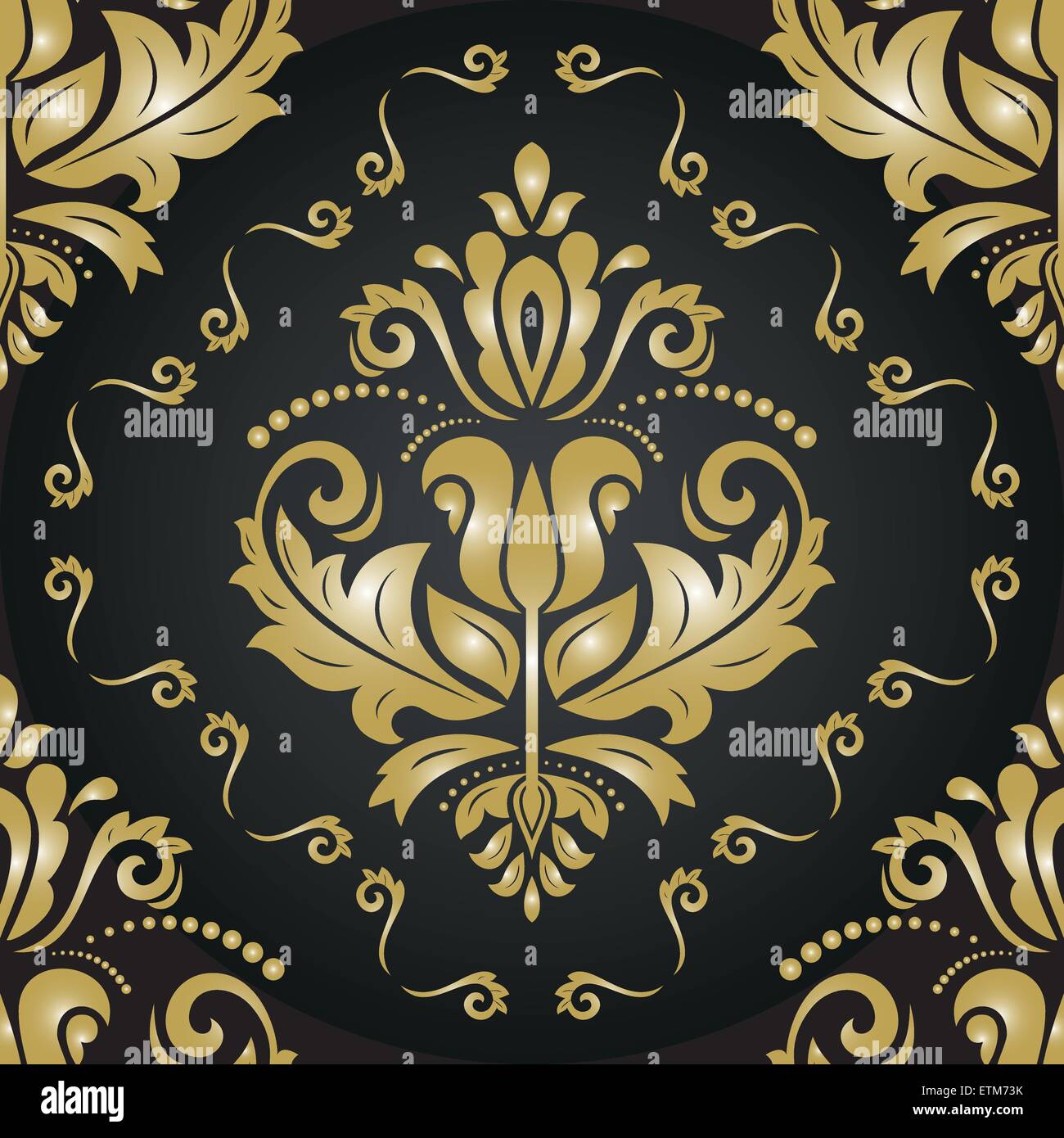 Seamless Orient Vector Background Stock Vector Image & Art - Alamy