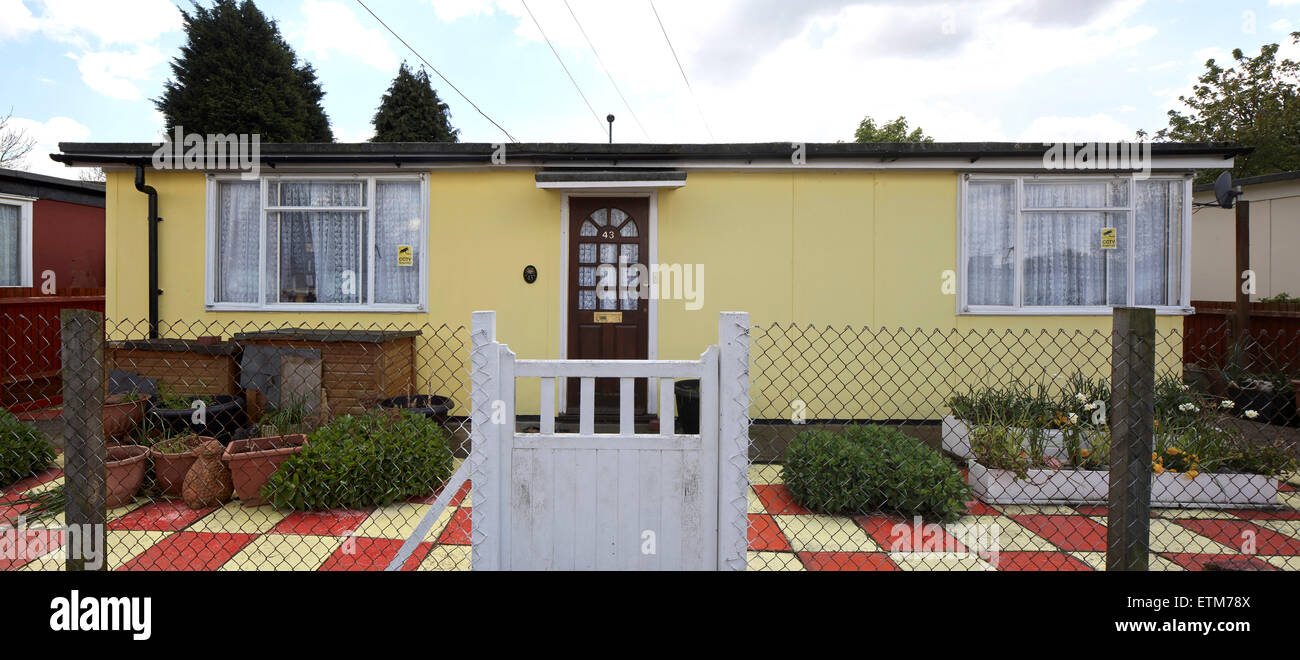 Prefabricated bungalow at Excalibur Estate Catford London. Excalibur ...