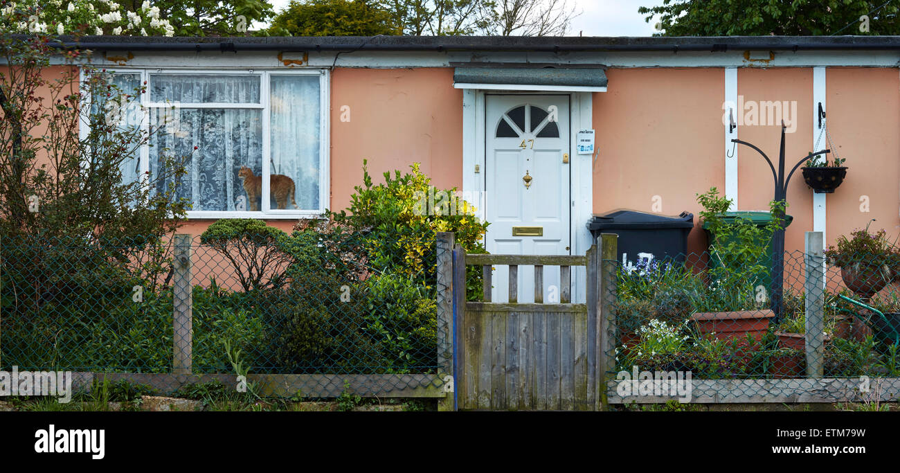 Prefabricated bungalow at Excalibur Estate Catford London. Excalibur ...