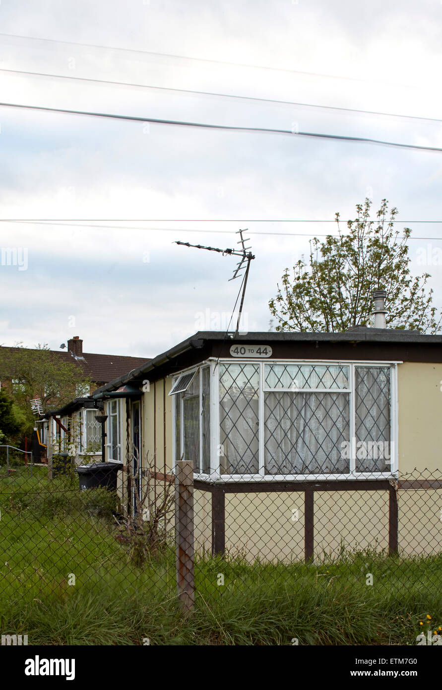 Prefabricated bungalow at Excalibur Estate Catford London. Excalibur ...