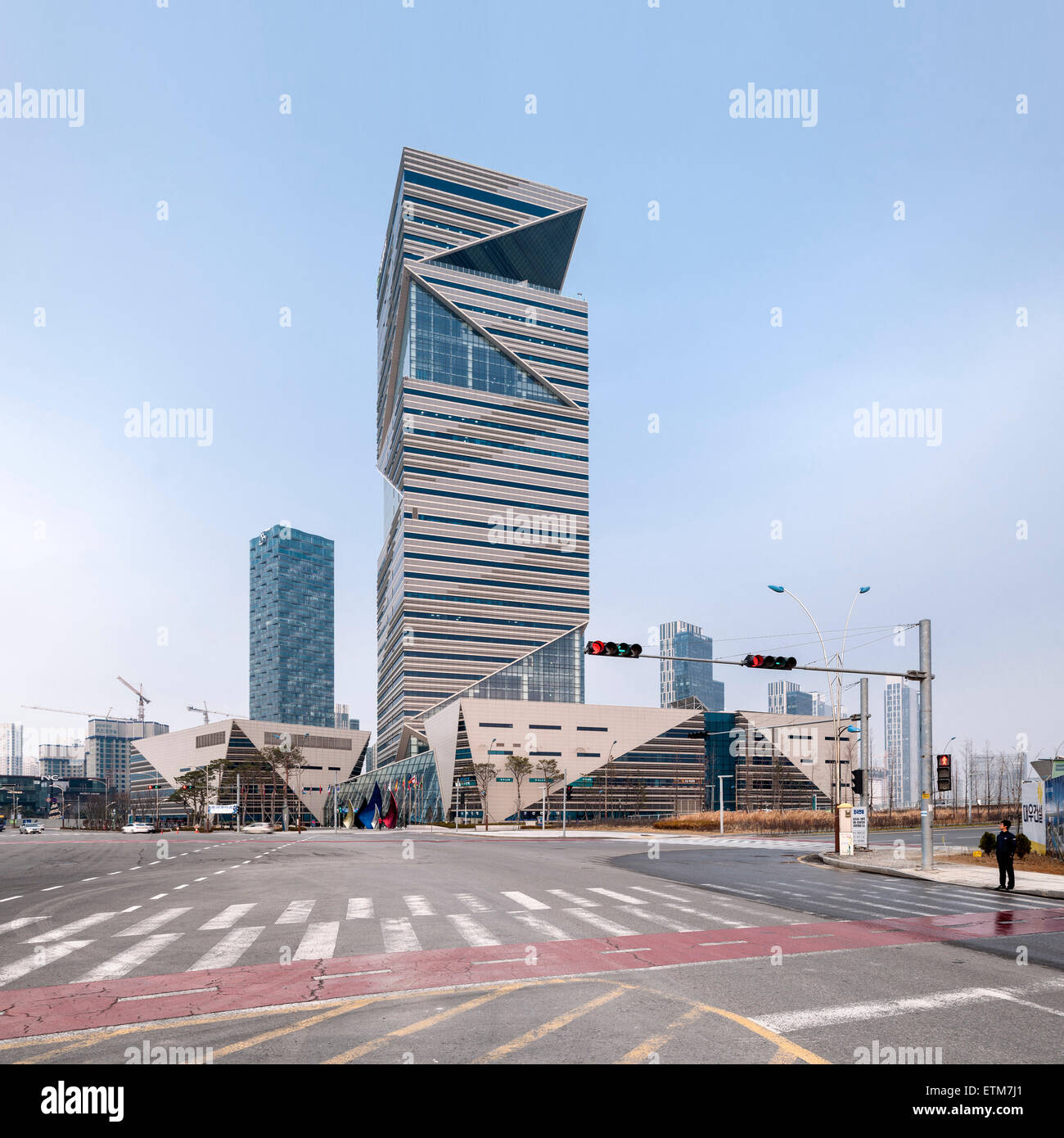 High-Rise seen in context. G-Tower in Incheon, Incheon, Korea, South ...