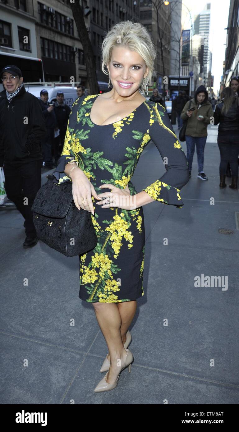 Jessica Simpson leaving the Today show Featuring: Jessica Simpson Where ...