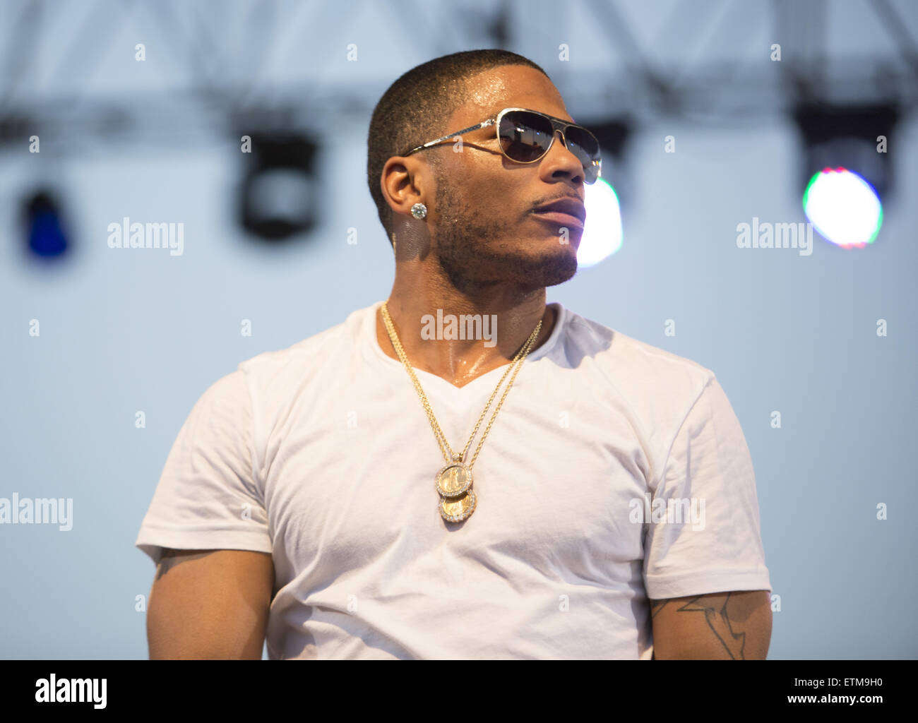 Nelly performs live in concert at the Martyr Franso Hariri Stadium. The ...