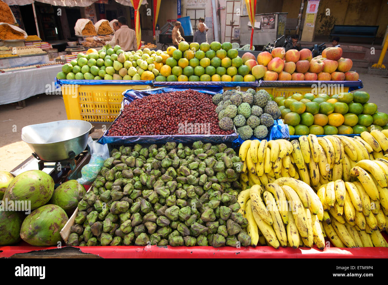 Fruit stall, Jaipur, Rajasthan, India Stock Photo - Alamy