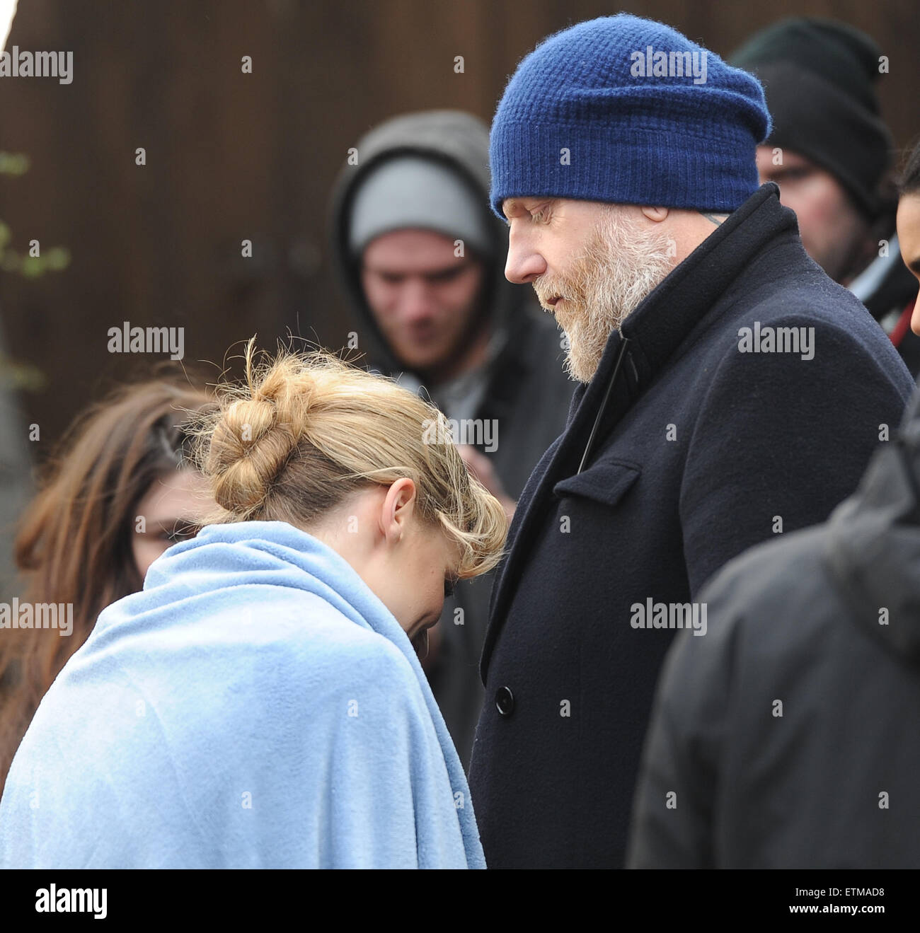 Georgia May Jagger shooting a commercial for Rimmel on location in ...
