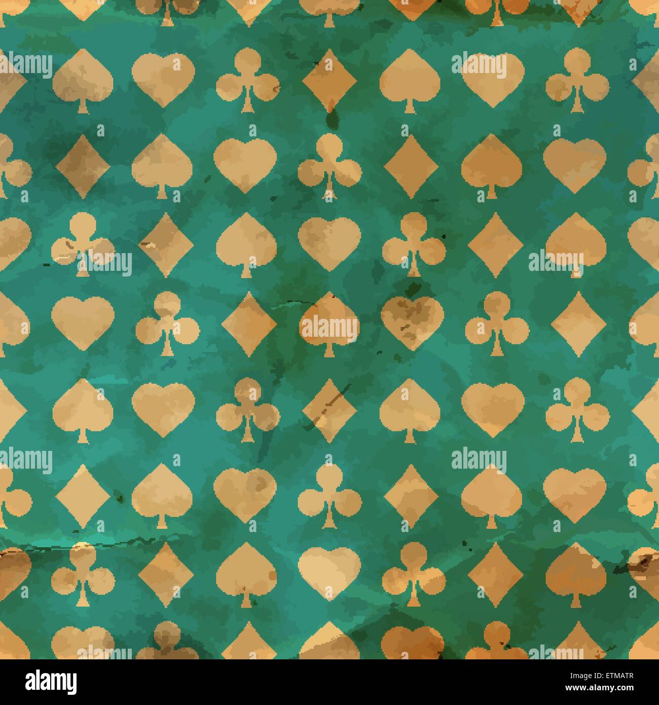 Card suits. Seamless pattern Stock Vector Image & Art - Alamy
