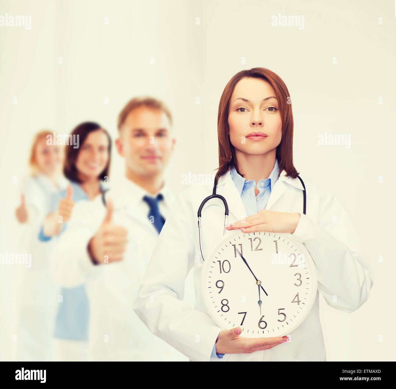 Doctor clock time watch hi-res stock photography and images - Alamy