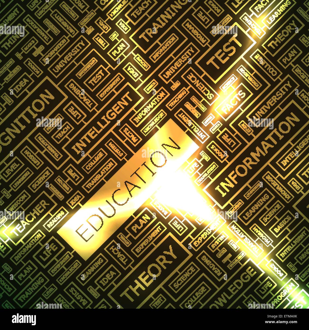 Conceptual education Stock Vector Images - Alamy