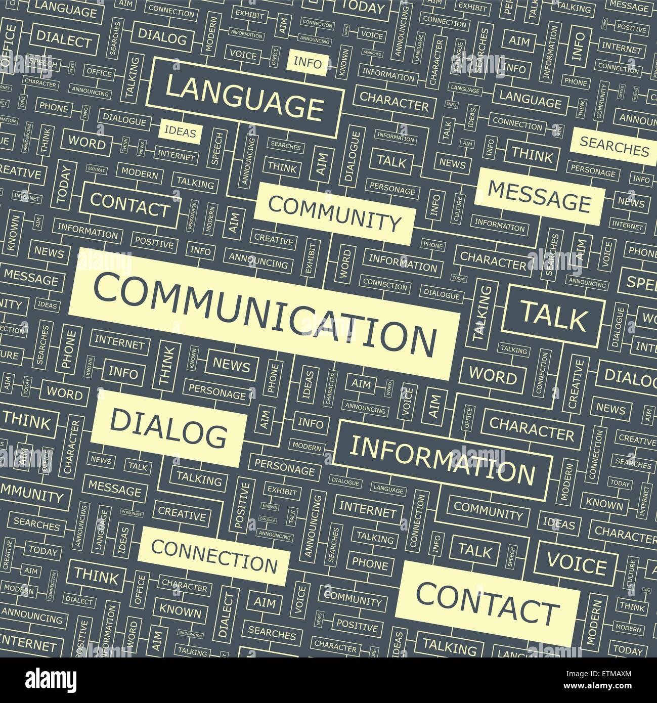 Communication solution Stock Vector Images - Alamy