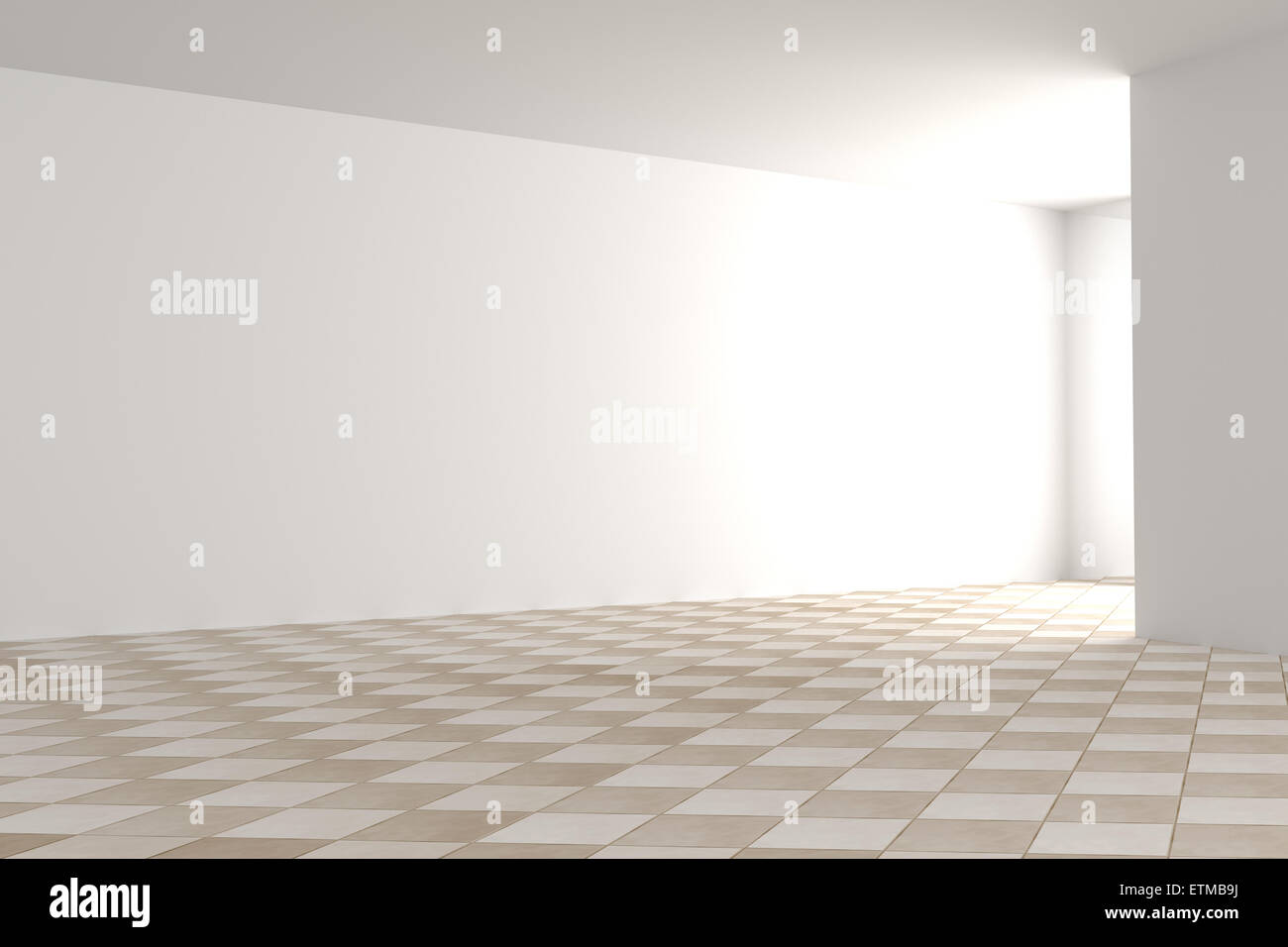 3d rendering of an empty room Stock Photo - Alamy
