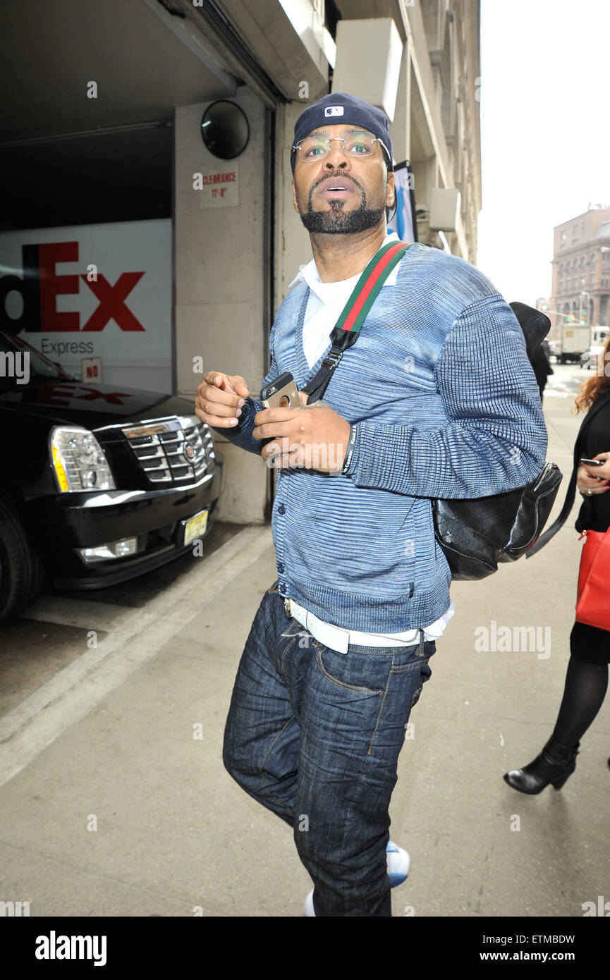 Method Man out and about in Manhattan Featuring: Method Man, Clifford Smith Where: New York City ...
