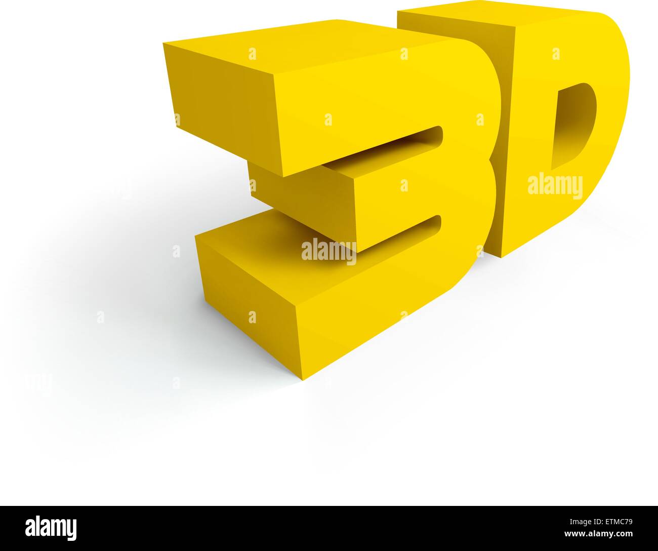 3d concept illustration. Usable for different business design Stock ...