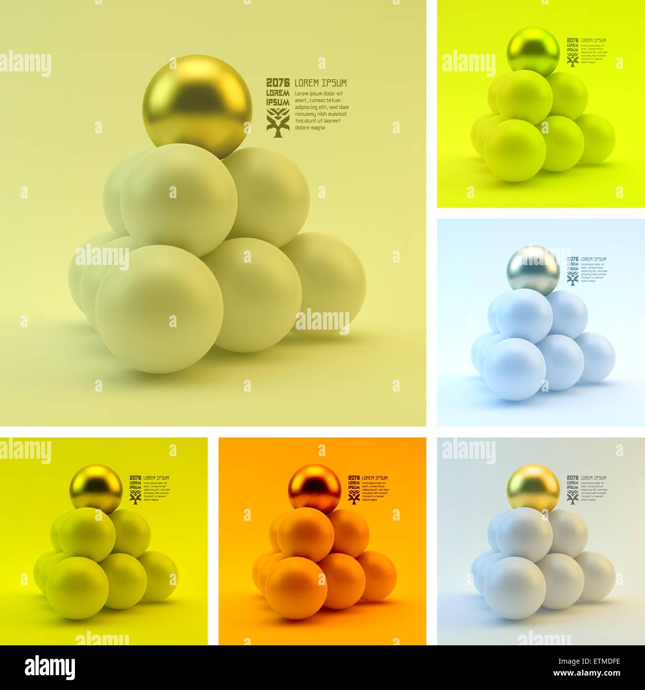 3d concept illustration. Usable for different business design Stock ...