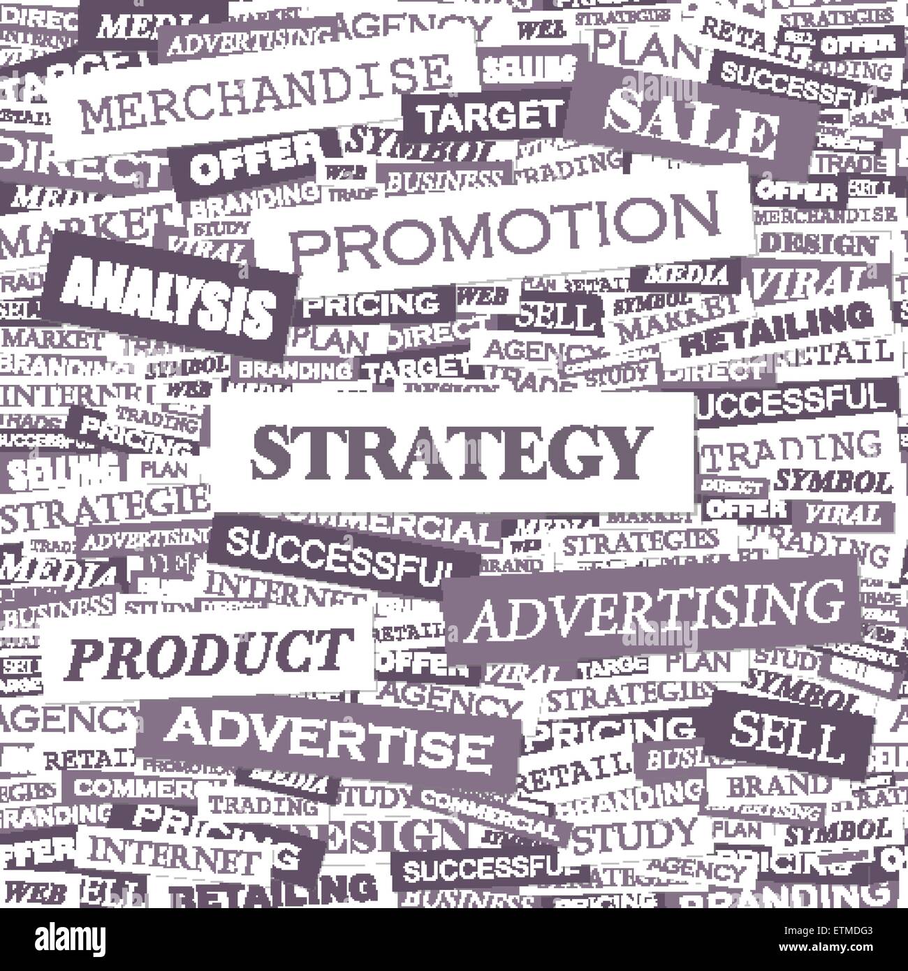 STRATEGY. Word cloud illustration. Tag cloud concept collage Stock ...