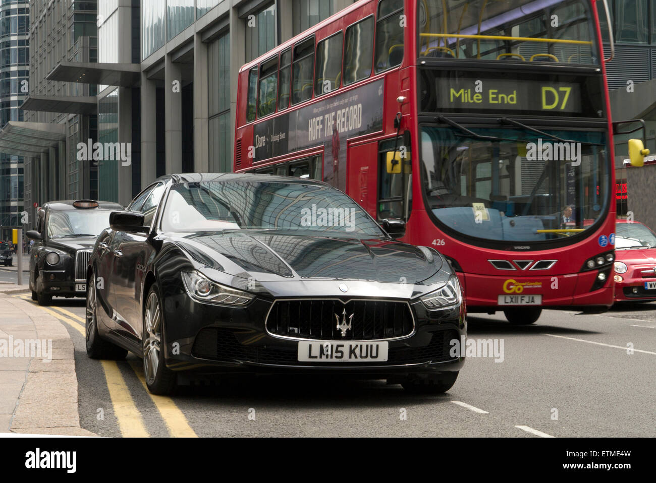 Maserati Ghibli parked on a London Street Stock Photo - Alamy