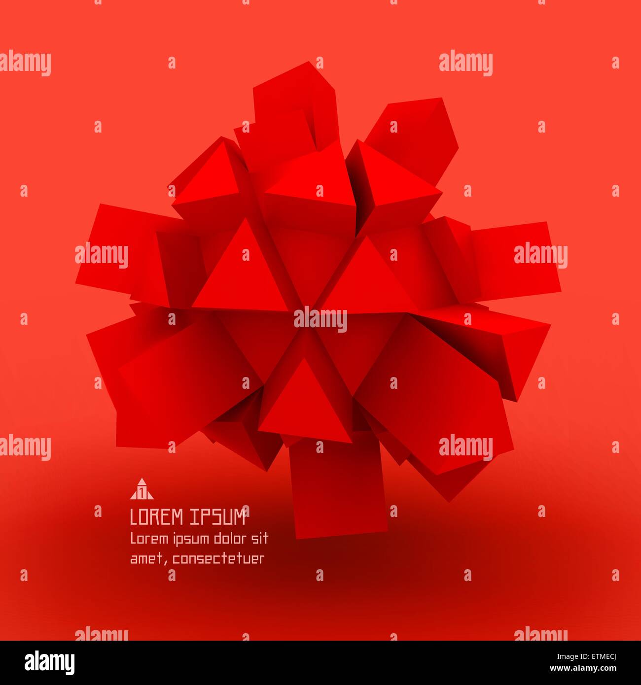 3D vector illustration. Abstract background Stock Vector Image & Art ...