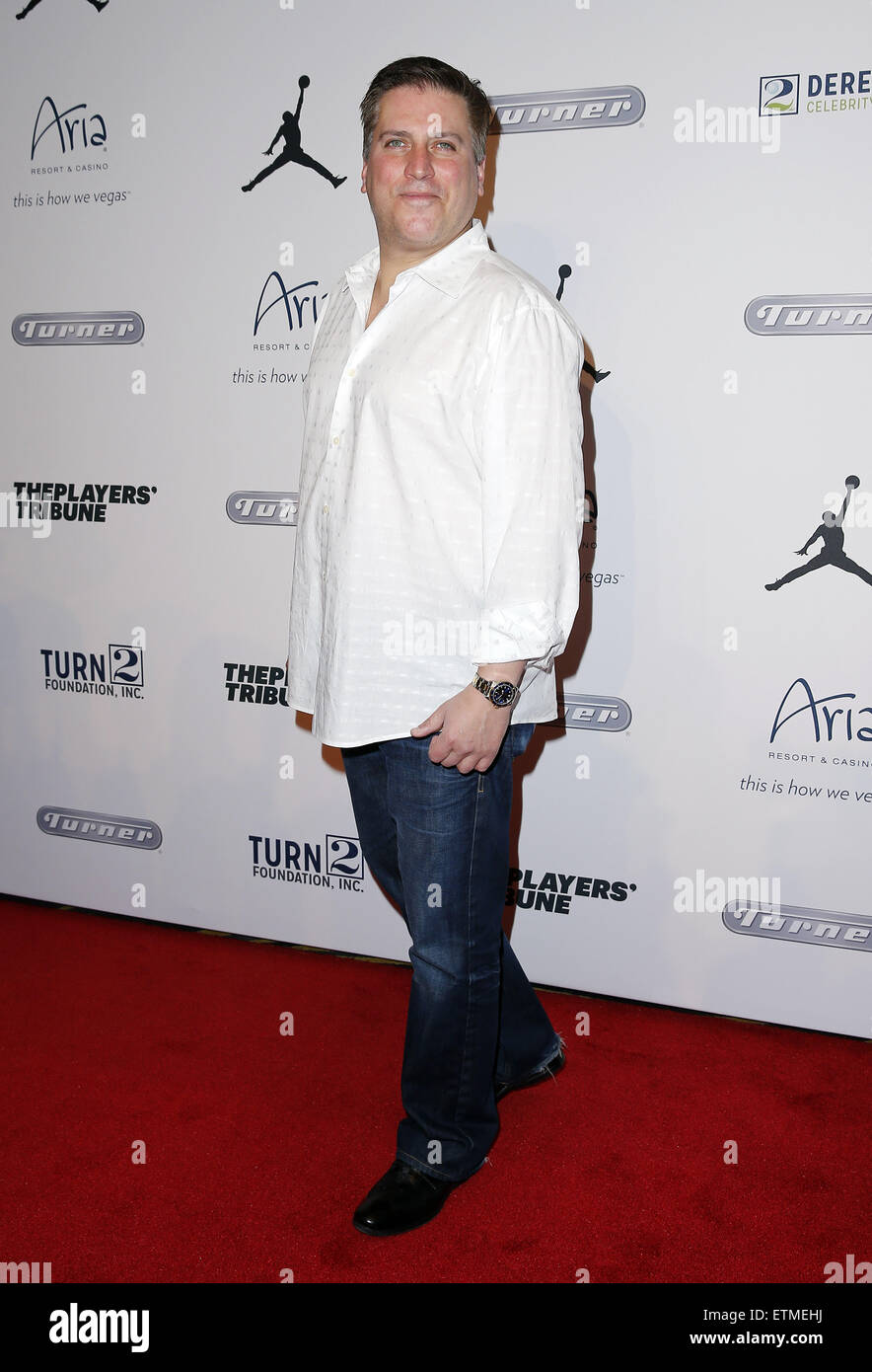 Derek Jeter Celebrity Invitational Red Carpet at Aria Resort and Casino Featuring: Stuart Levy ...