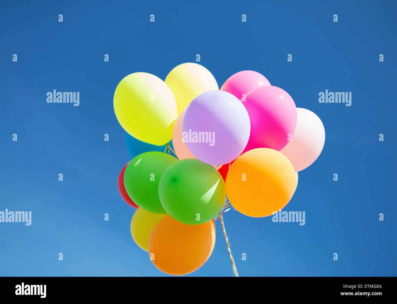 Colorful balloons in the sky hi-res stock photography and images - Alamy