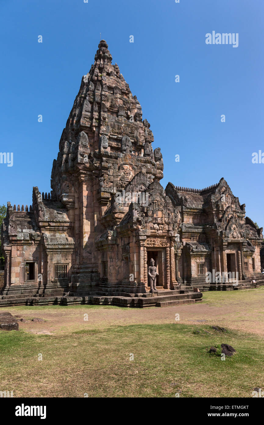 Prang and Mandapa, south side of Prasat Phanom Rung, Khmer temple, Buri ...