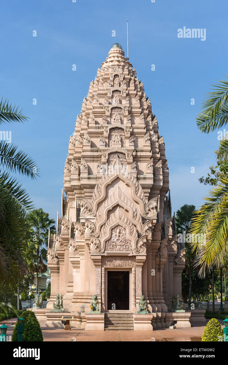 City column in Khmer style, Prasat Phanom Rung shrine replica, Buriram ...